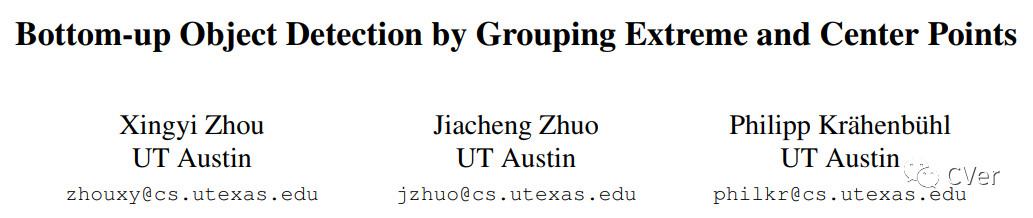 德克萨斯大学提出：One-stage 目标检测最强算法 ExtremeNet-极市开发者社区