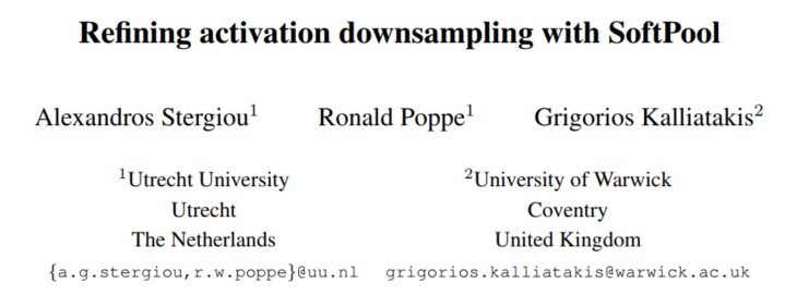 涨点 Trick | 你还在用 MaxPooling 和 AvgPooling?SoftPool 带你起飞 (附论文与源码下载 ）-极市开发者社区