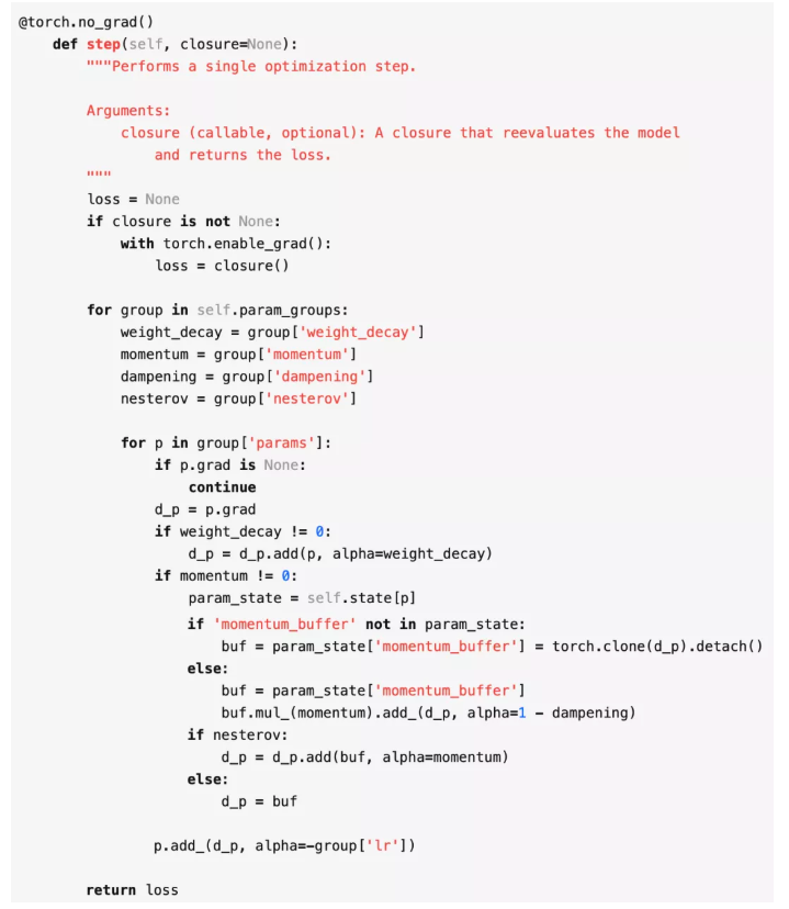 PyTorch 源码解读 | torch.optim：优化算法接口详解-极市开发者社区